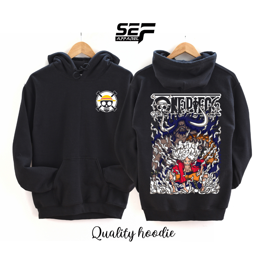 SEF Apparel HoodieLuffy and Kaido No Zip Hoodie – SEF Apparel Philippines